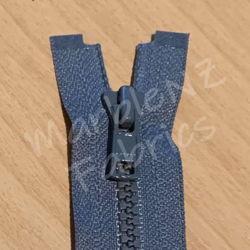 Size 3 - Dark Grey (Moulded Plastic) Open ended Zipper – MarbleNZ Fabrics